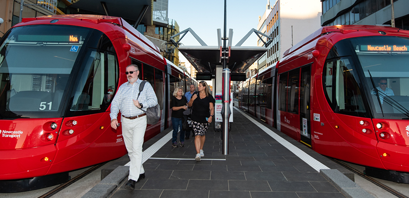 Newcastle light rail passes major milestone