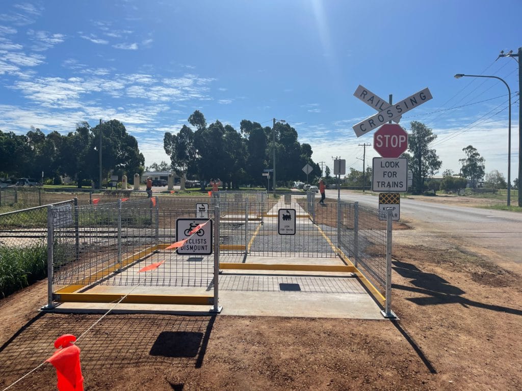 Pedestrian crossing upgrades for Longreach - Rail Express