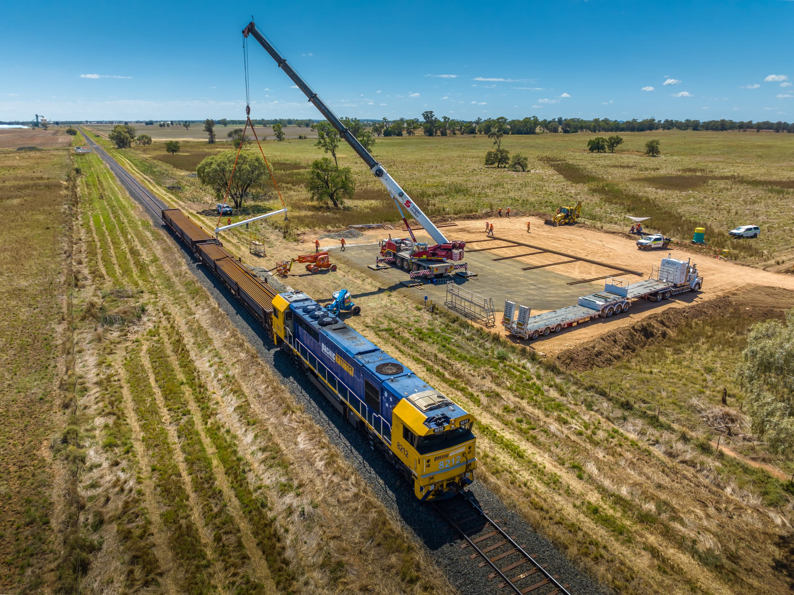 First rail delivered for Martinus Inland Rail works - Rail Express