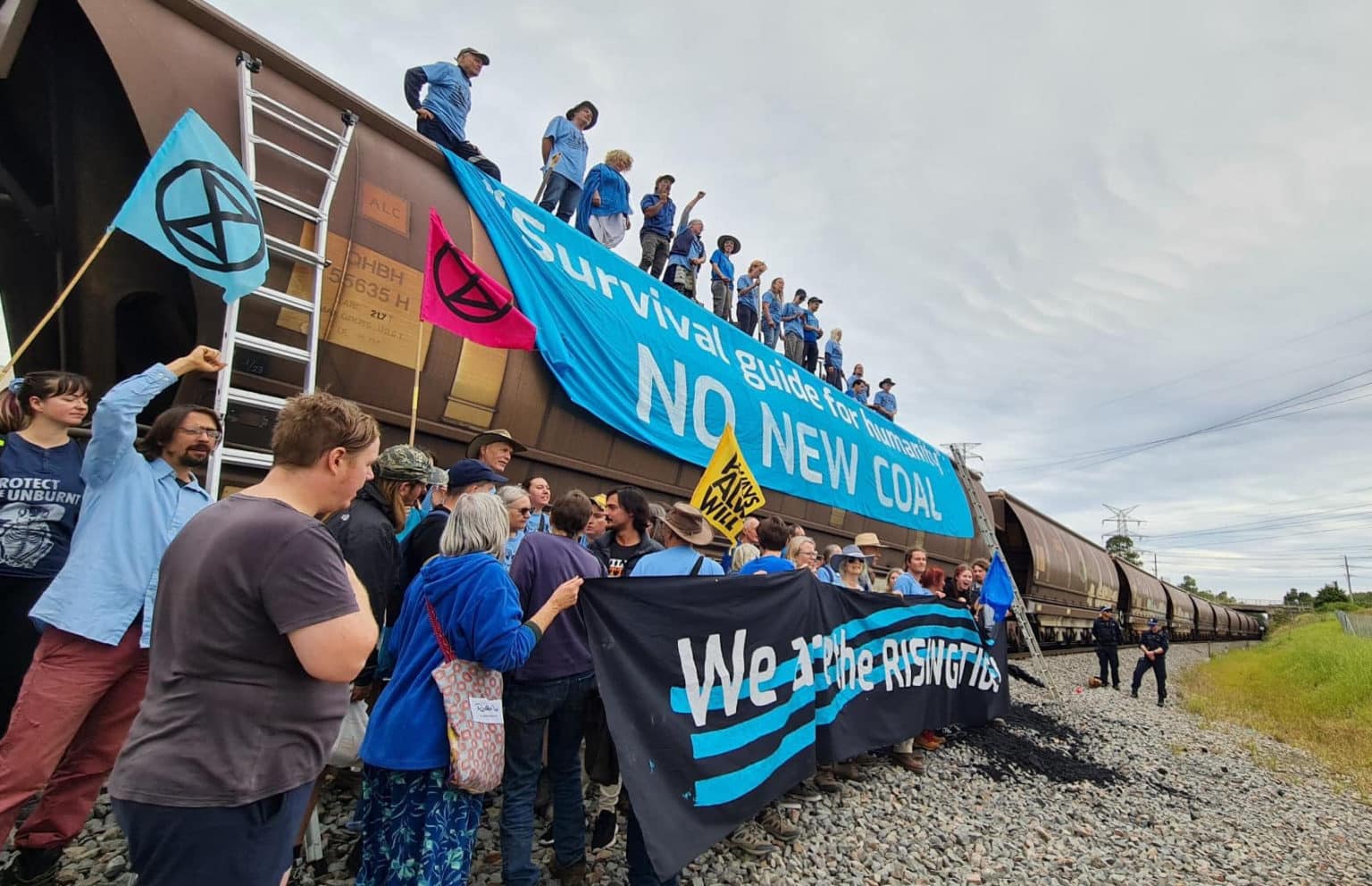 Charges laid over coal train protest - Rail Express