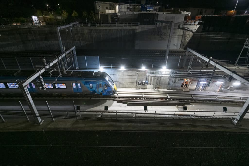 Test trains run through Metro Tunnel - Rail Express