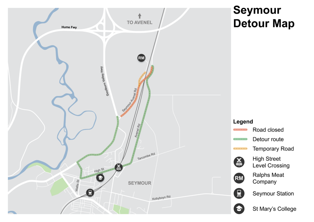 Seymour bridge to close for Inland Rail works - Rail Express