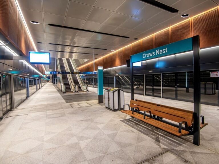 Crows Nest metro station starts to take flight - Rail Express