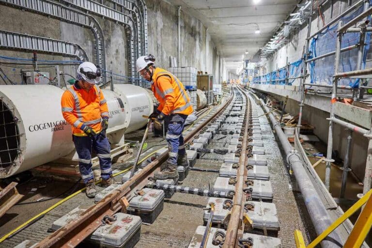 CRL completes tunnel track laying – green light for train testing ...