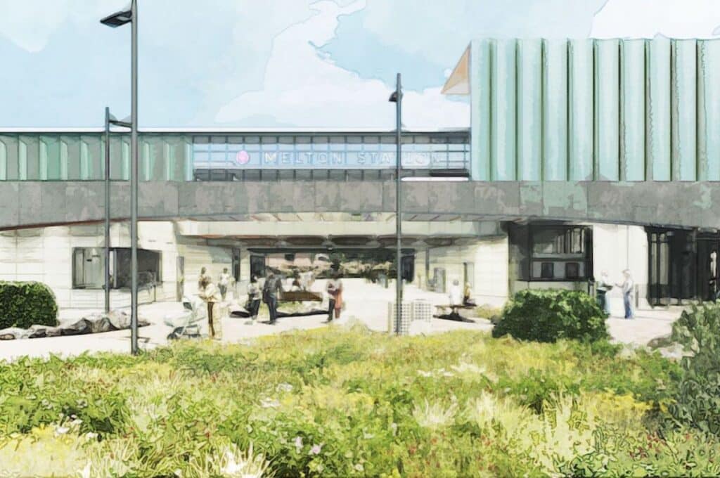 New Melton Station designs as part of massive upgrades - Rail Express