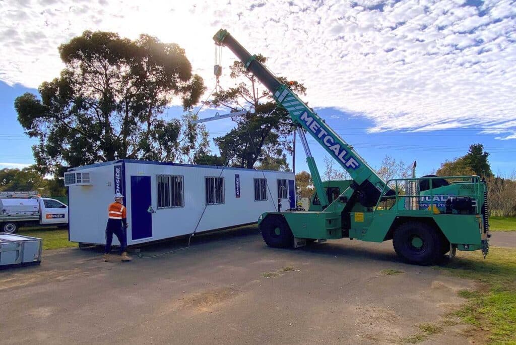 Crews set up site for Diggers Rest level crossing removals - Rail Express