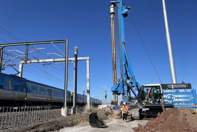 Works ramp up on Diggers Rest level crossing removals - Rail Express