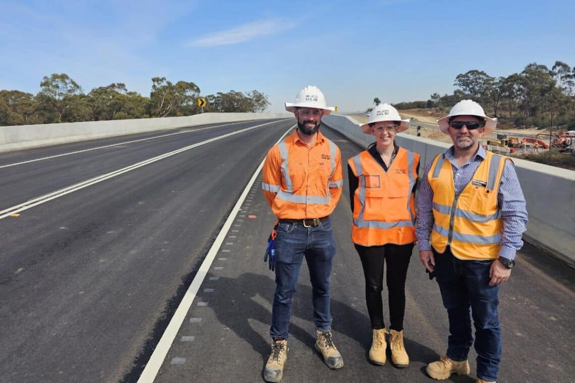 New bridge opens to traffic after Inland Rail completes works