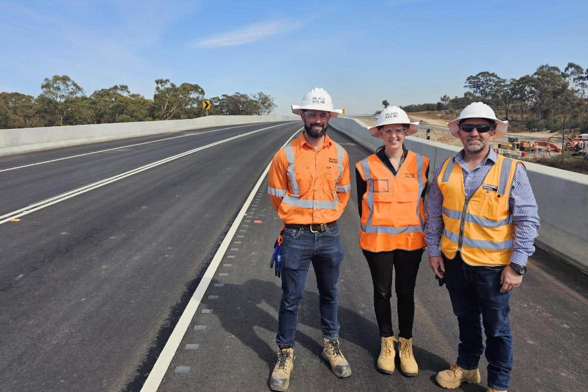 New bridge opens to traffic after Inland Rail completes works