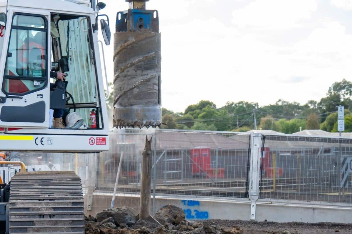 Major works underway at Melton