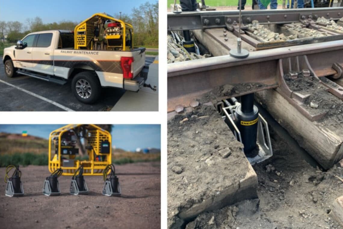 Transforming Australian track maintenance with the Enerpac TL248 Track ...