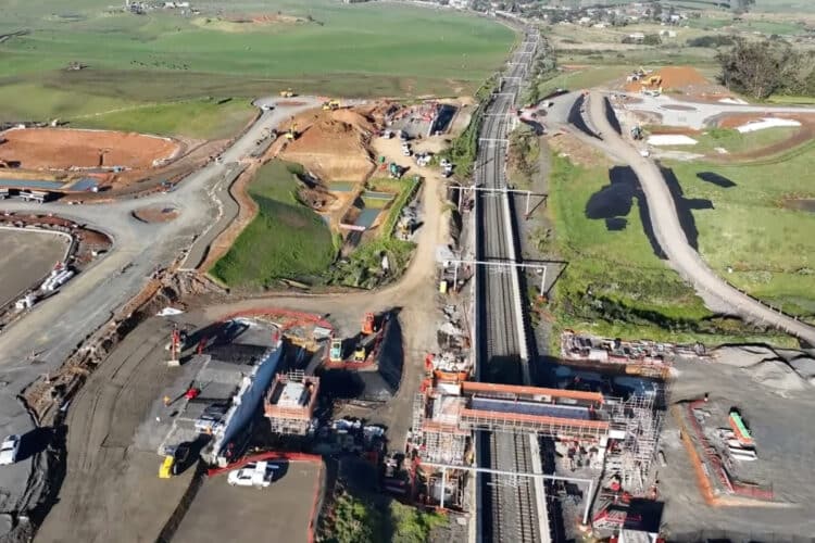 KiwiRail shares footage of progress at new station site