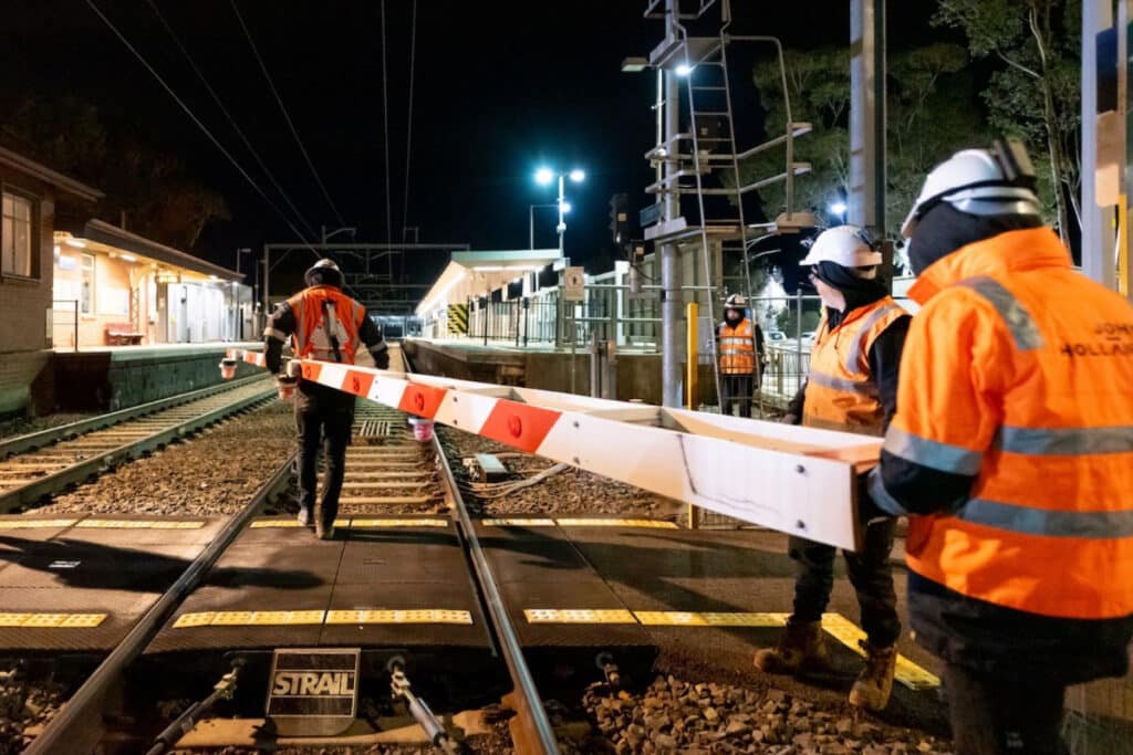 Line with 'dangerous' level crossings now boom gate free