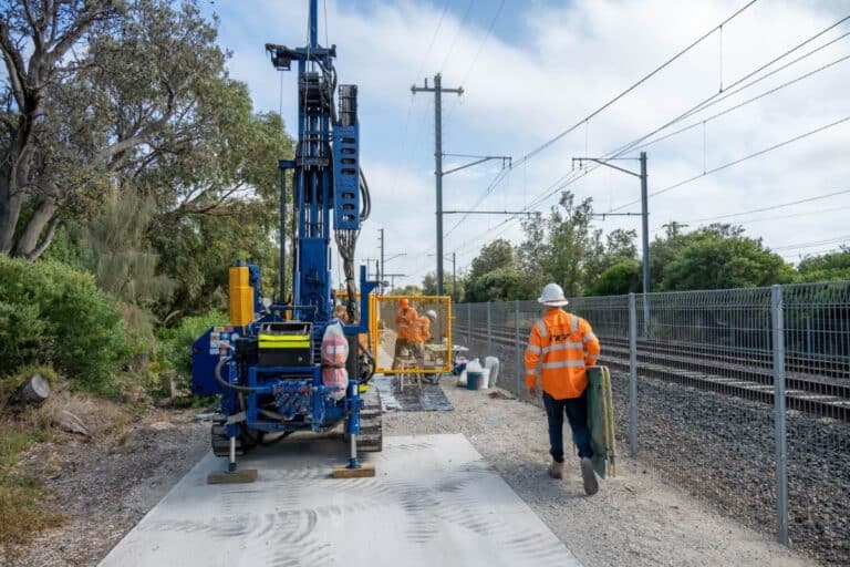 Site investigations continue as part of Level Crossing Removal Project